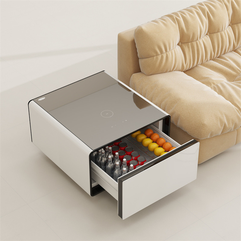 Stainless Steel Smart Mini Bar Side Table Fridge Intelligent Vending ...